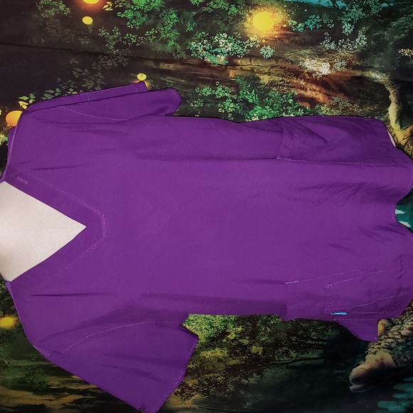 Carhartt | Tops | Xl Purple Carhartt Scrub Top Flex Material | Poshmark